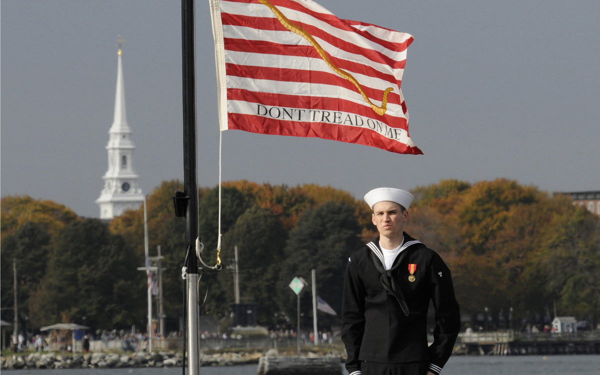 First Navy Jack Flags — Gadsden and Culpeper