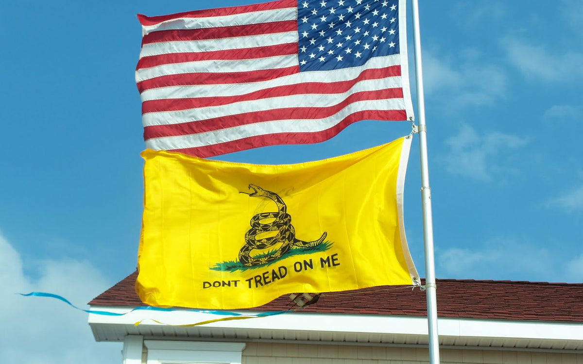 Double Sided Flags - Reads properly on each side. — Gadsden and Culpeper