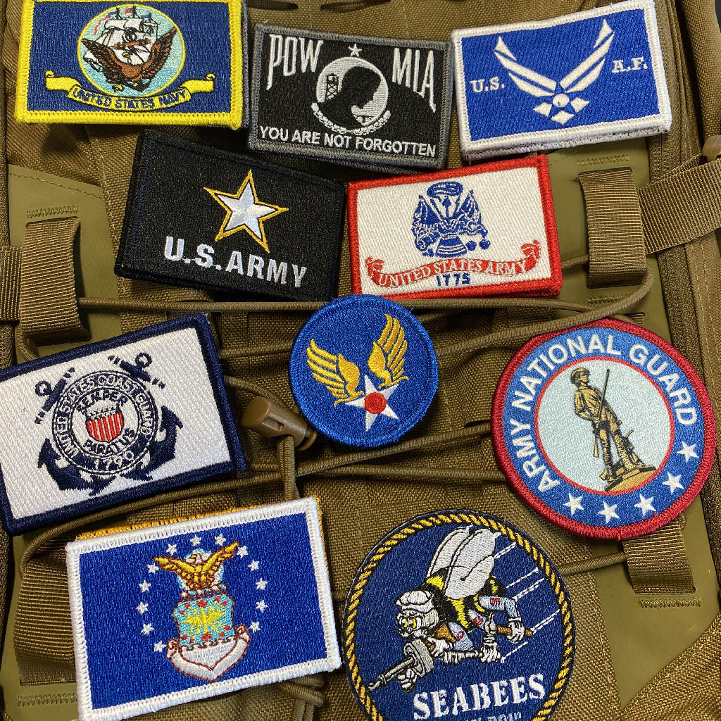 Military Branch Patches — Gadsden and Culpeper
