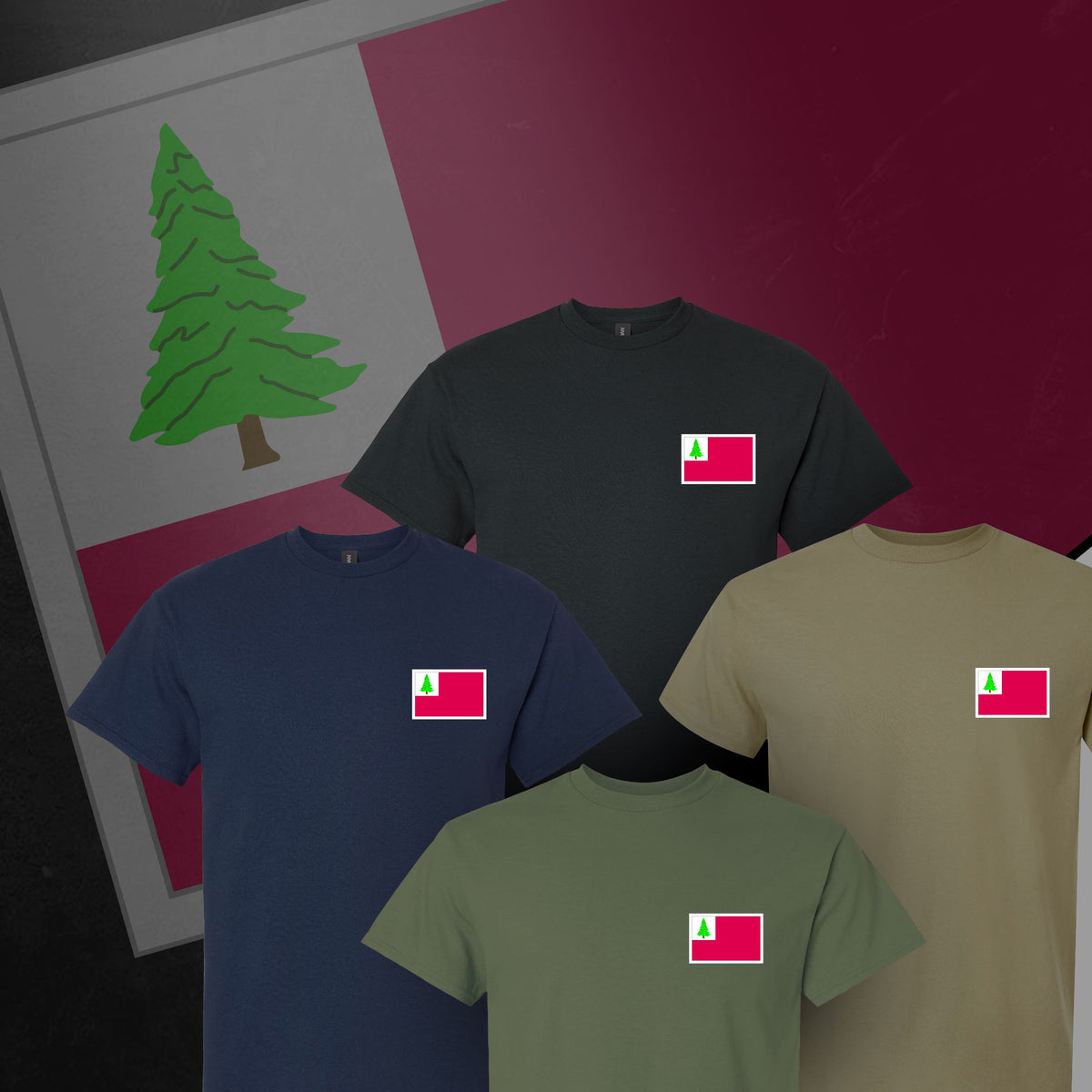 US History Of Defiance T-Shirt - Continental Flag — Gadsden and Culpeper