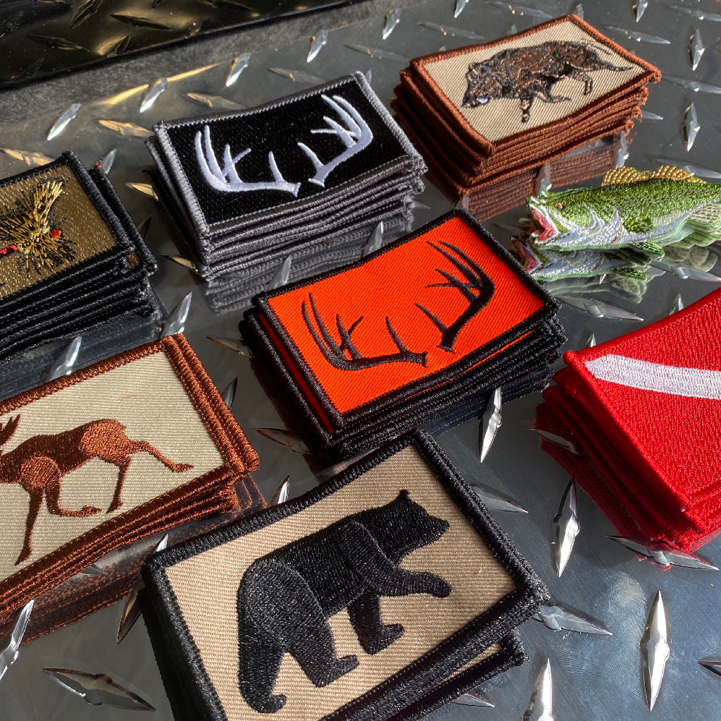 WILDLIFE/SPORTSMAN -Iron-On/Sew-On Patches — Gadsden and Culpeper