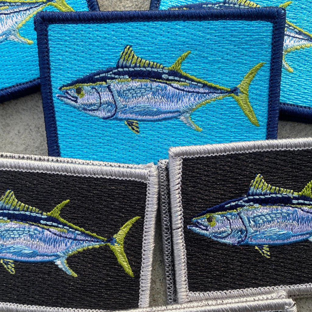 2"x3" Tuna Sportfishing Tactical Patch — Gadsden and Culpeper