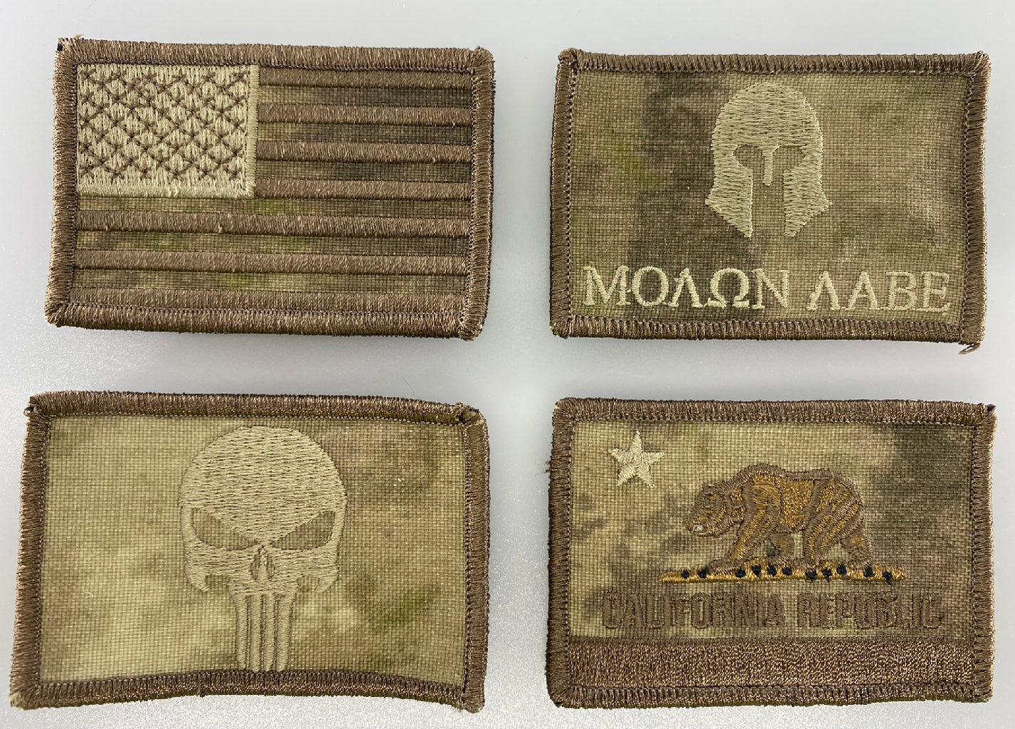 A-TACS Camouflage Tactical Patches | Gadsden and Culpeper