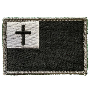 2"x3" Christian Flag Patch — Gadsden and Culpeper