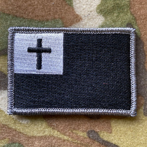 2"x3" Christian Flag Patch — Gadsden and Culpeper
