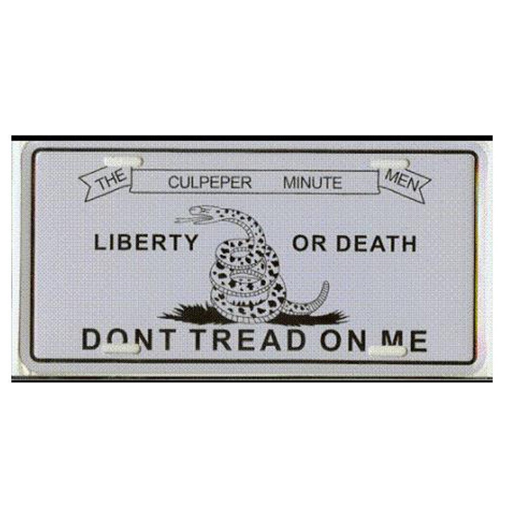 Culpeper DTOM License Plate — Gadsden and Culpeper