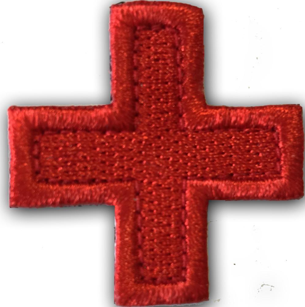 2" Die Cut Medic Cross Patch — Gadsden and Culpeper