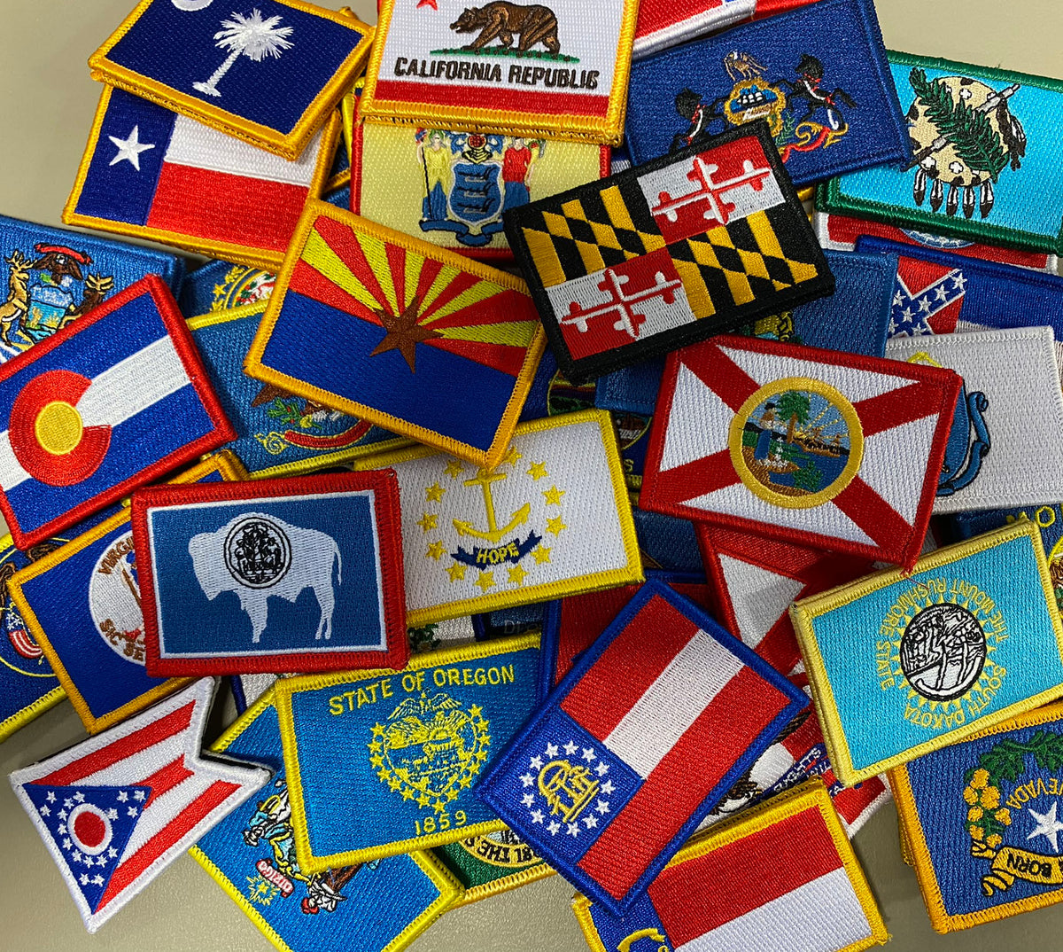 State Tactical Patches - Complete Set of 50 — Gadsden and Culpeper