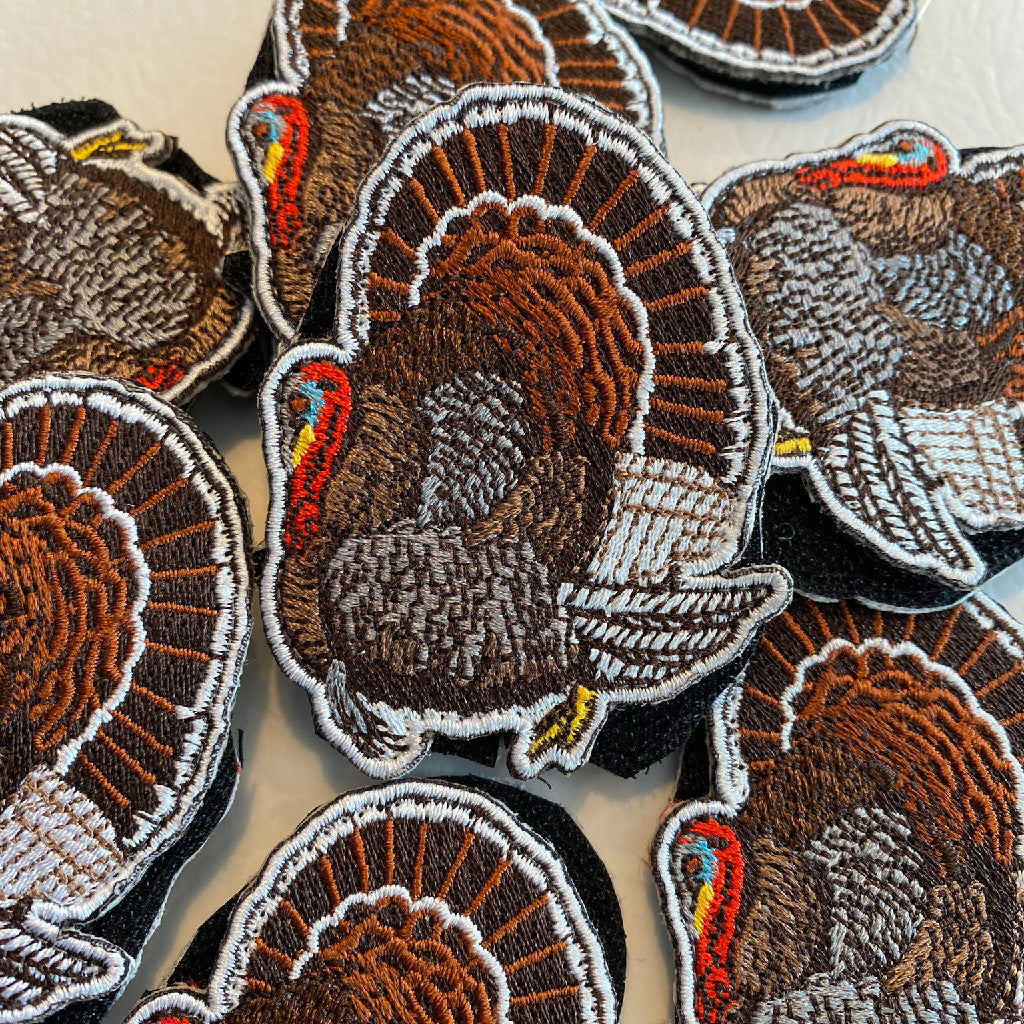 Die-Cut Wildlife Patch - TURKEY 3"x3" — Gadsden and Culpeper