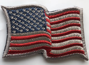 2x3" USA Waving Flag Patch — Gadsden and Culpeper